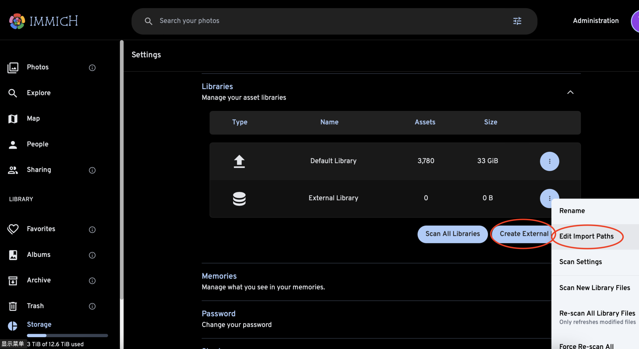 关于immich几个细节问题的说明 | 紫微化科